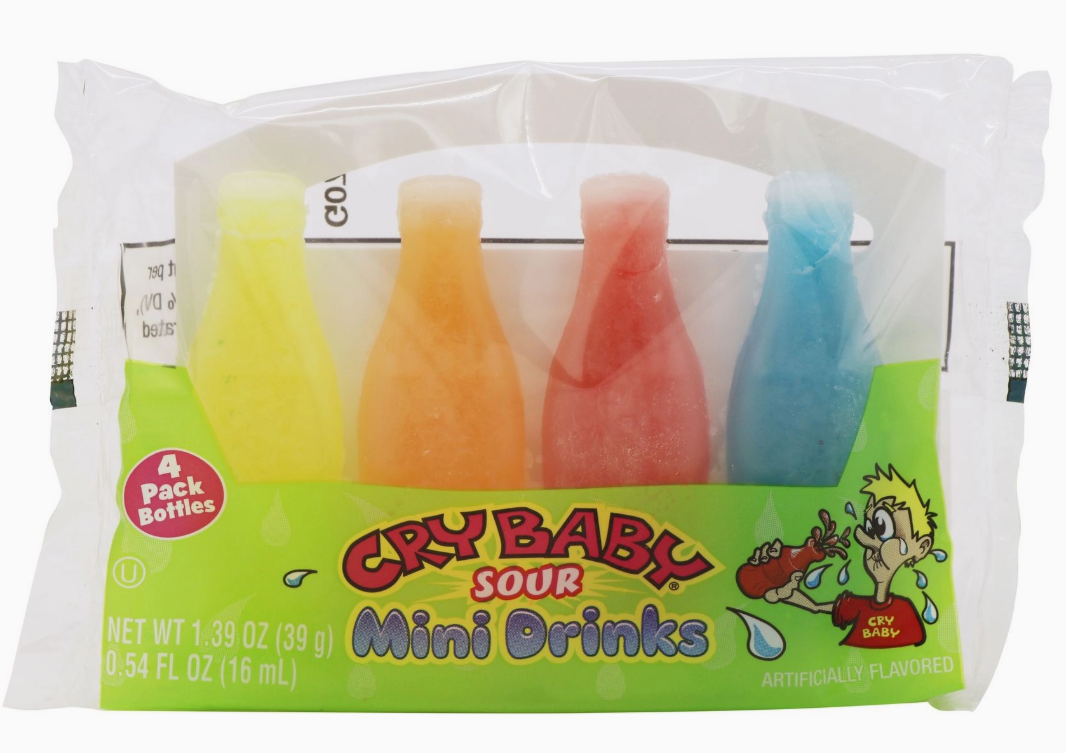 Cry Baby Candy Sour Mini Drinks – And the Crowd Goes...